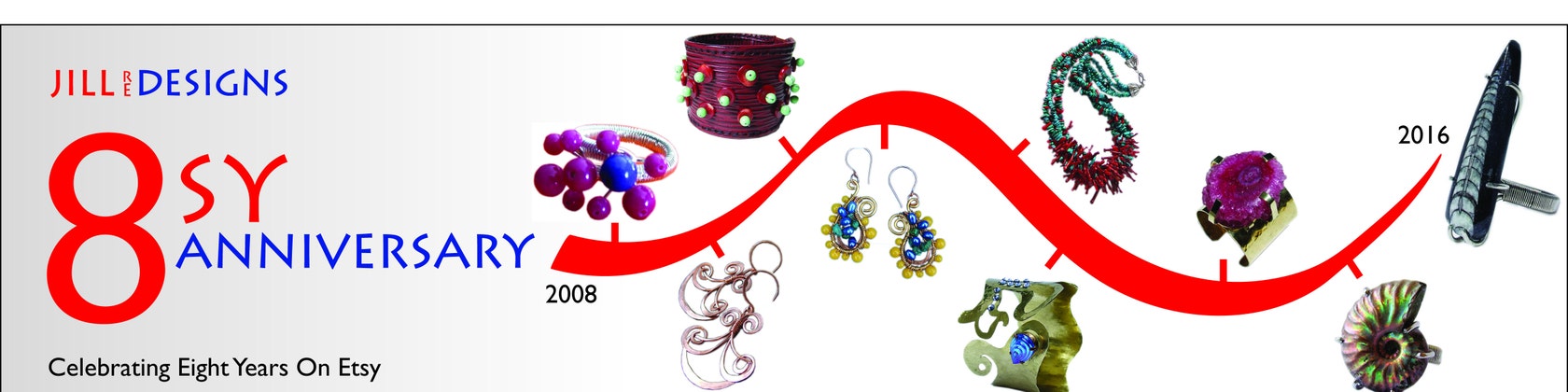 Natural stone and colorful jewelry by JILLreDESIGNS on Etsy