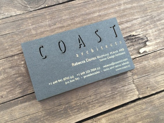 Museum Board Business Cards Laser-Cut with Your Graphics