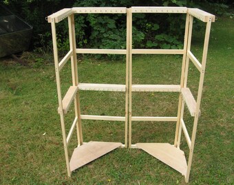 Craft show display folding shelf by Wudls on Etsy