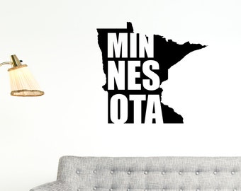 Unique minnesota decal related items | Etsy