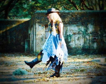 Romantic Boho gypsy clothing shoes jewelry by TrueRebelClothing