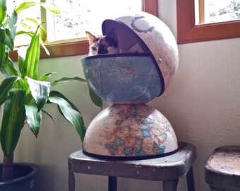 Upcycled Apple Computer Pet Bed by AtomicAttic on Etsy