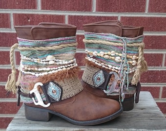 Unique boot upcycle related items | Etsy