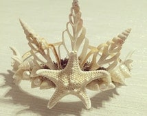 Unique shell crown related items | Etsy