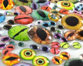 Glass Eyes for Steampunk Jewelry and Taxidermy by SteampunkDream