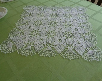 Square crochet doily | Etsy