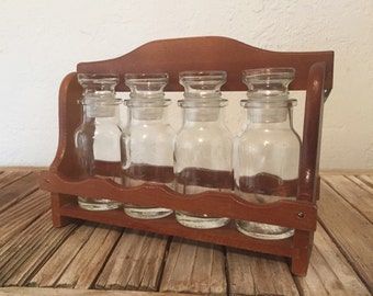 Wood spice rack | Etsy