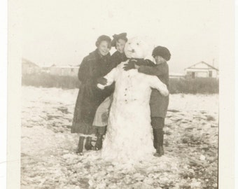 Vintage snowmen | Etsy