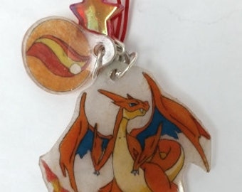 Mega Charizard X Embroidery Applique Digital Download
