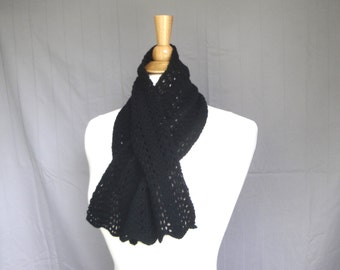 Unique knit keyhole scarf related items | Etsy