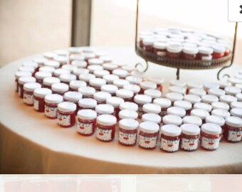 Strawberry jam jar | Etsy