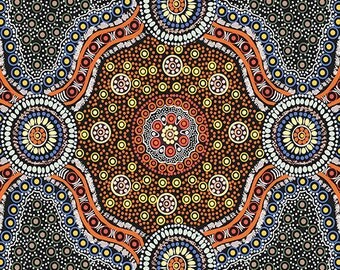 Unique aboriginal fabric related items | Etsy