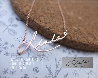 Script font name jewelry Custom name necklace by barbabelle88