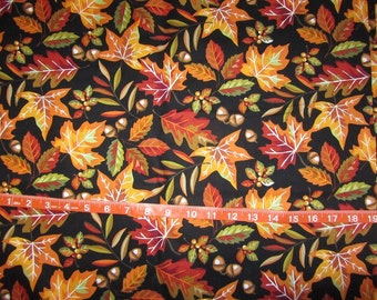 Acorn forest fabric | Etsy