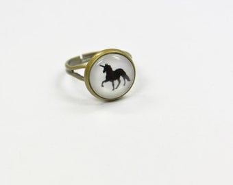 Unicorn ring | Etsy