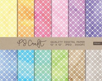 Digital papers clipart illustrations for creatives by pscraft