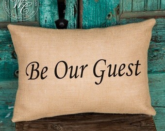 Be our guest pillow | Etsy