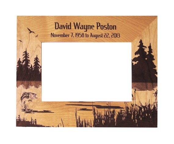 Memorial Picture Frame outdoor theme