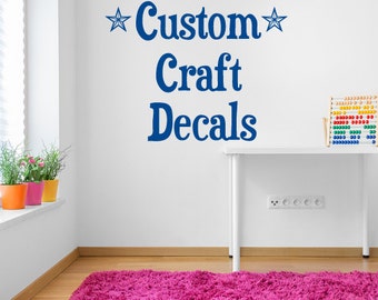 Craft decals | Etsy
