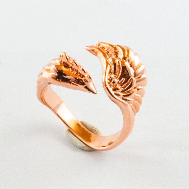 Rose Gold Phoenix RIng