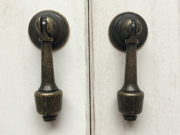 Drop Pull Handle Antique Bronze Dresser Knobs Drawer Pulls