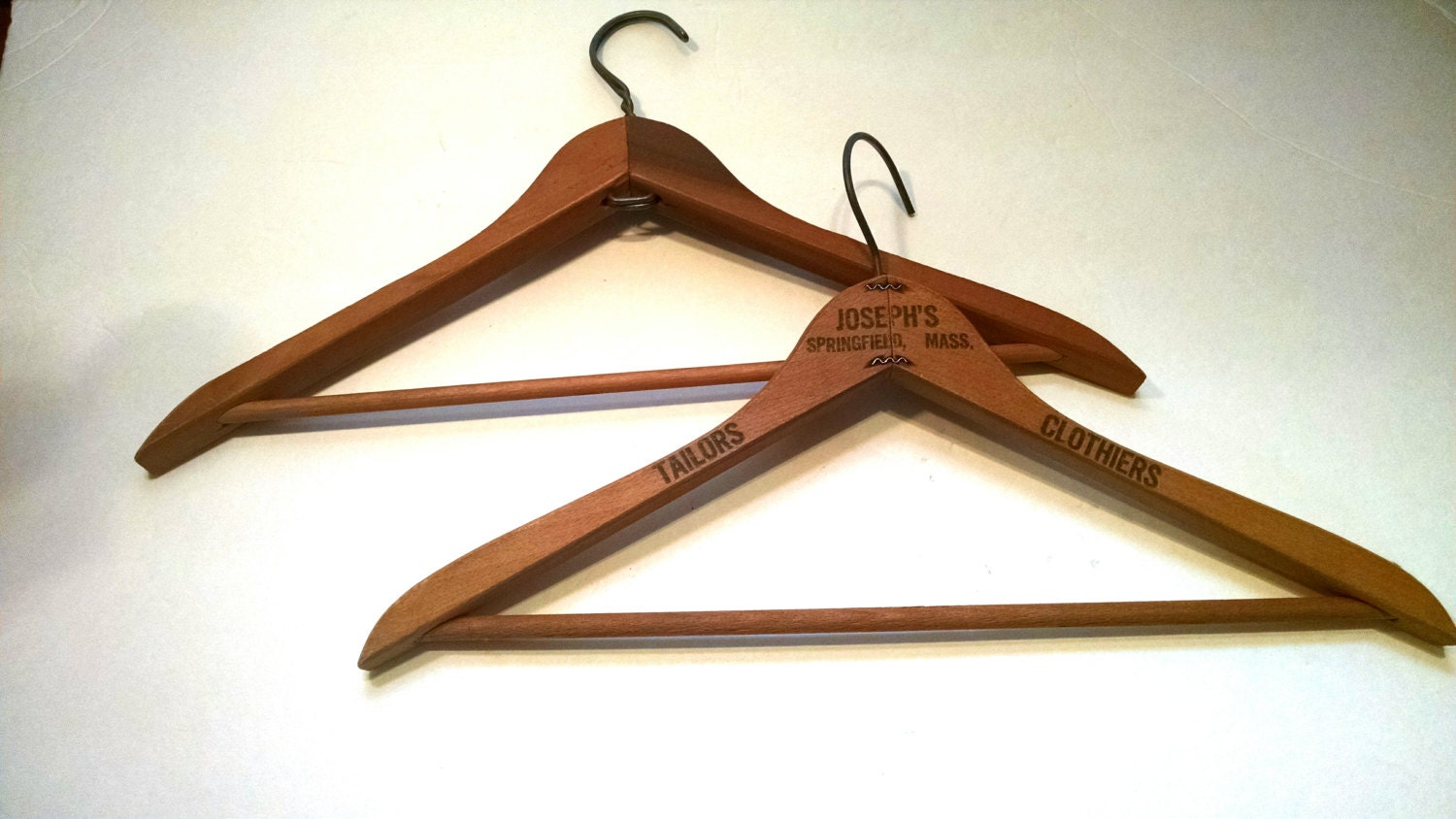 Vintage Wood Hangers Two Hangers Tailors Hanger – Haute Juice