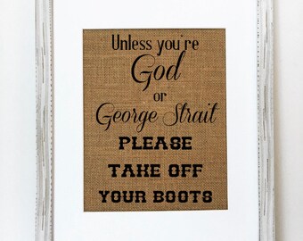 George strait sign | Etsy