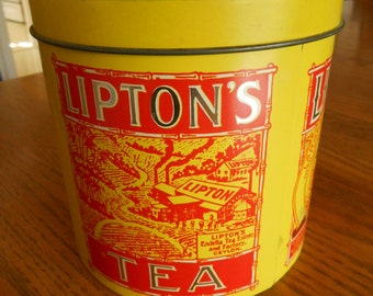 Lipton tea tin | Etsy