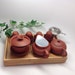 Travel Gong Fu Chinese Tea Set Bird Flower by MusicCityTeas