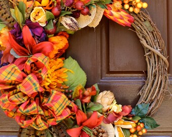 Decorative Luxury Handcrafted Wreaths by WreathsByBobette on Etsy