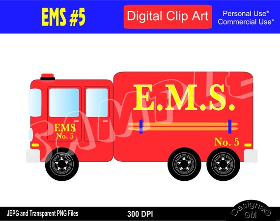 EMS Truck EMS Truck Clipart EMS Clipart Emergency Medical