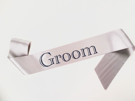 Groom Sash Bachelor Party Sash Satin Sash Groom To Be