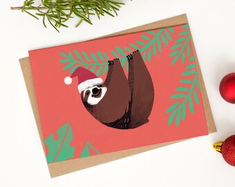 Sloth christmas | Etsy