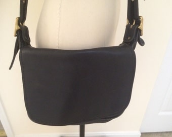 COACH 9966 Vintage Legacy Black Leather Shoulder by Fabsaverdeals