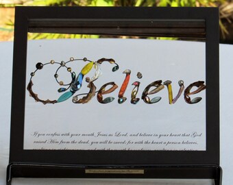 Faith shadow box | Etsy