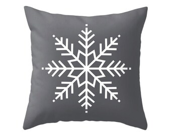 Snowflake pillow | Etsy