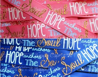 Anchor ribbon | Etsy