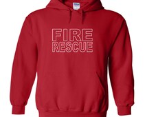 Unique firefighter hoodie related items | Etsy