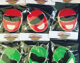 Power ranger cookie | Etsy