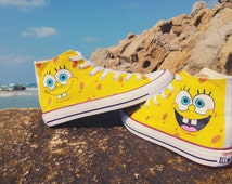 Unique spongebob converse related items | Etsy
