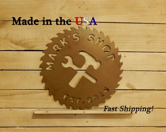 Personalized Tool Shop Sign Tool Sign by EvyAnnDesigns on Etsy