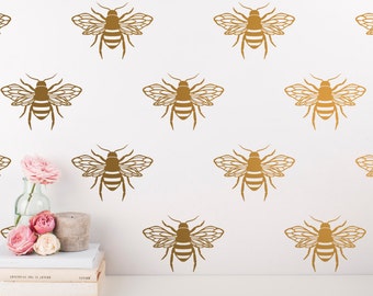 Bee decal | Etsy