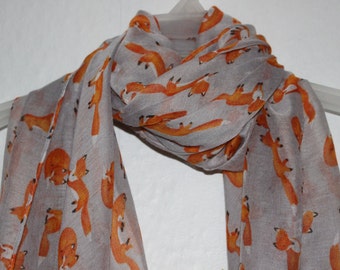 Unique fox scarf related items | Etsy
