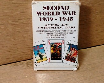 Playing cards poster | Etsy