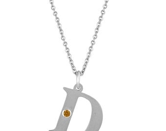 Letter d necklace | Etsy