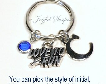 Runner keychain | Etsy