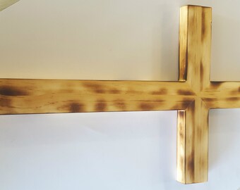 Wooden wall cross | Etsy