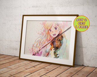Kaori Canvas Print : r/YourLieinApril