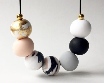 Polymer clay jewelry | Etsy