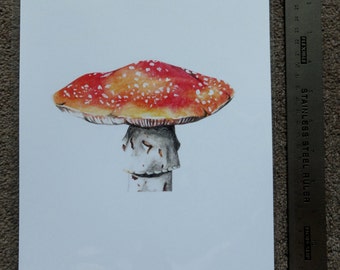 Mushroom print | Etsy
